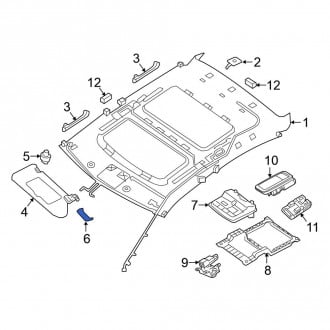 Nissan Car & Truck Replacement Sun Visors | CARiD
