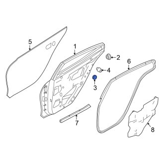 Nissan Pathfinder Door Moldings | Side, Edge, Belt – CARiD.com