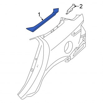 Nissan Maxima Replacement Fender Moldings & Trim | CARiD