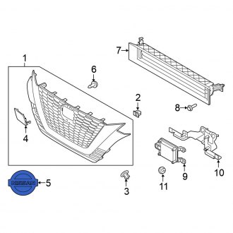 Nissan OEM Grilles | Factory Billet, Mesh, LED Grilles — CARiD.com