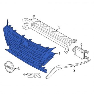 Nissan Altima OEM Grilles - Factory Billet & Mesh Grilles | CARiD