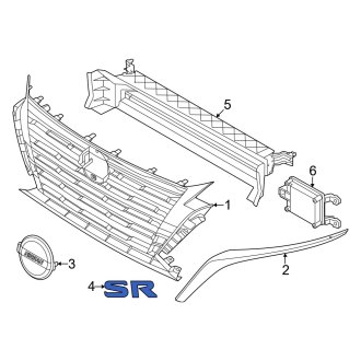 Nissan Altima OEM Grilles | Factory Billet & Mesh Grilles — CARiD.com