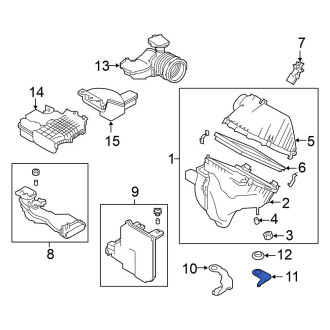 Nissan Altima OEM Air Intake Parts | Filters, Manifolds — CARiD.com