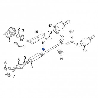 Nissan Altima OEM Exhaust Parts | Systems, Tips, Pipes — CARiD.com