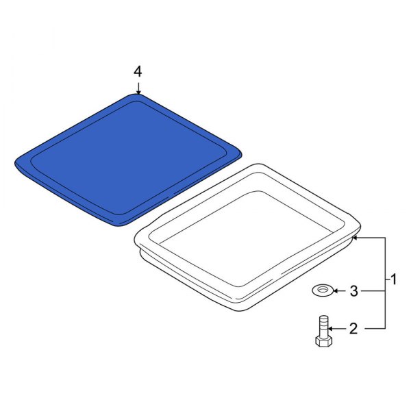 Nissan OE 313971XF0D - Transmission Oil Pan Gasket