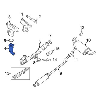 Nissan Altima OEM Exhaust Parts | Systems, Tips, Pipes — CARiD.com