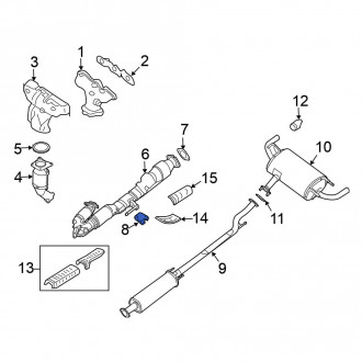 Nissan Altima OEM Exhaust Parts | Systems, Tips, Pipes — CARiD.com