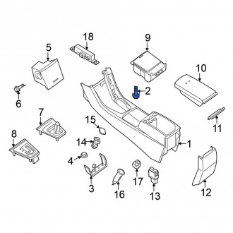 Nissan Altima Interior Brackets & Hardware — CARiD.com
