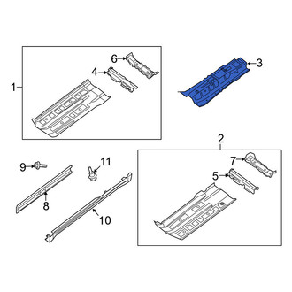 Nissan Altima OEM Rocker Panels & Floors | Side Skirts, Pans — CARiD.com