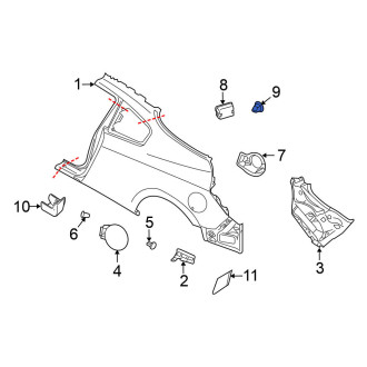 Nissan Sentra OEM Quarter Panels & Parts | Rear & Front — CARiD.com