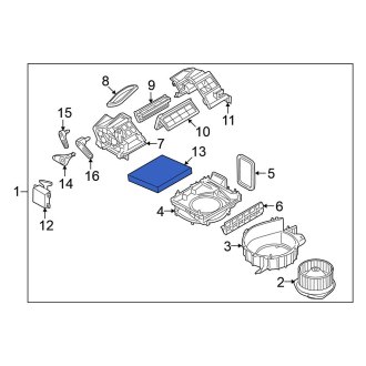 Nissan Frontier OEM A/C & Heating Parts | Systems, Compressors — CARiD.com