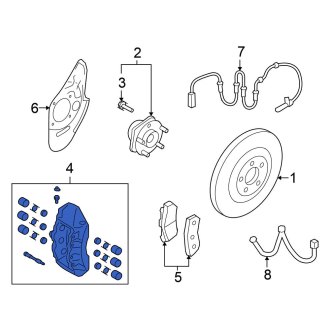 Nissan GT-R Brake Calipers | Loaded, Semi Loaded, Unloaded — CARiD.com
