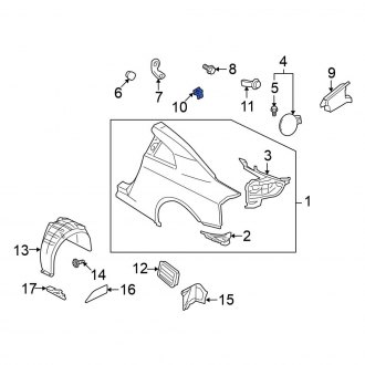 Nissan 370Z Fender Support Braces & Hardware | CARiD