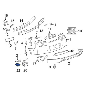 Nissan GT-R Replacement Bumper Moldings & Trim — CARiD.com