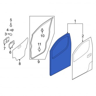 Nissan NV Replacement Door Shells & Skins | CARiD
