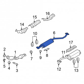 Nissan Versa OEM Exhaust Parts - Systems, Tips, Pipes | CARiD