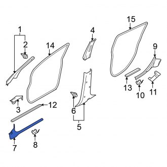 Nissan Door Sills - Replacement Door Sill Plates | CARiD