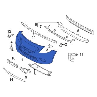 Nissan Versa Replacement Front Bumpers & Components | CARiD