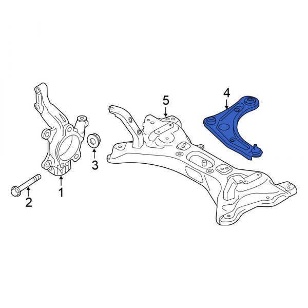 Nissan OE 545009KS1D - Front Right Suspension Control Arm