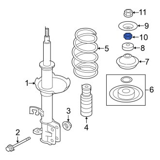 Nissan Versa OEM Suspension Parts | Shocks, Struts — CARiD.com