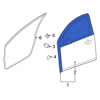 Nissan Versa Replacement Door Shells & Skins | CARiD