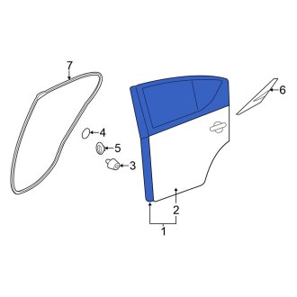 Nissan Versa Replacement Door Shells & Skins | CARiD