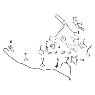 Nissan OEM Quarter Panels & Parts - Rear & Front | CARiD