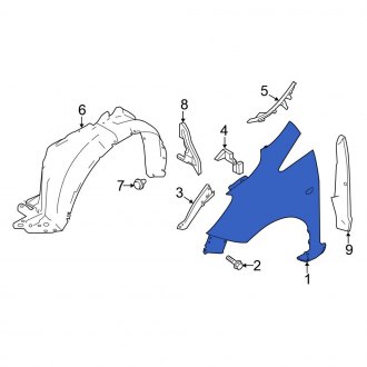 Nissan Versa OEM Fenders | Factory Front & Rear Fenders — CARiD.com