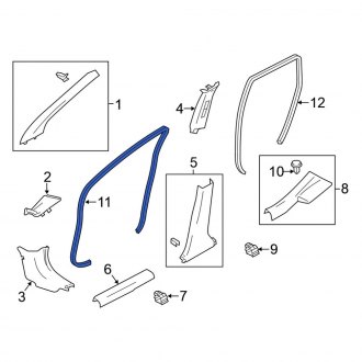 Nissan Versa Door Seals & Weatherstripping | CARiD