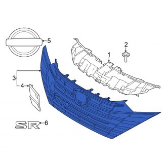 Nissan Versa OEM Grilles | Factory Billet & Mesh Grilles — CARiD.com