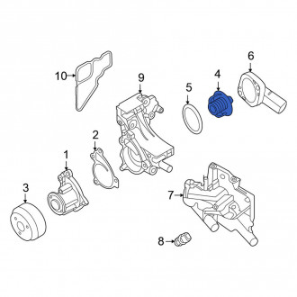 Nissan Kicks Engine Thermostats & Parts | Seals, Housings — CARiD.com