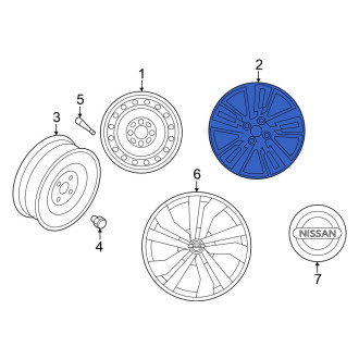 Nissan Versa Factory Steel Wheels | CARiD