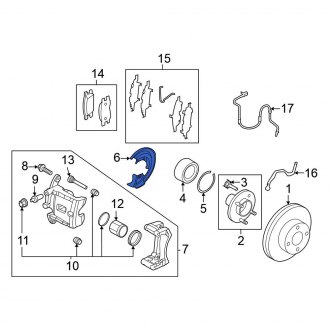 Nissan Versa Brake Dust Shields & Backing Plates | CARiD