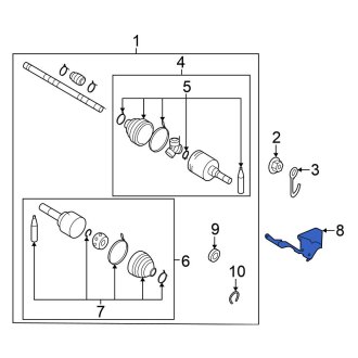 Nissan Kicks Axle Shafts & Parts | Front, Rear — CARiD.com