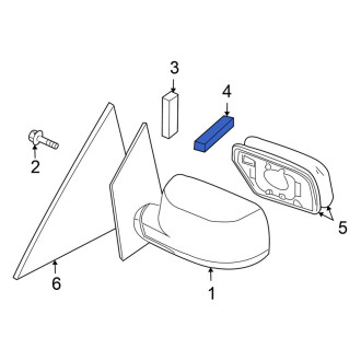 Nissan Quest OEM Mirrors | Towing, Side & Rear View — CARiD.com