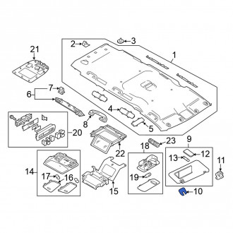 Car & Truck Replacement Sun Visors — CARiD.com