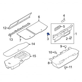 Nissan Murano OEM Interior Components — CARiD.com
