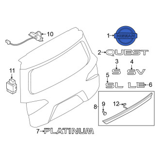 Nissan OE™ Emblems & Logos - CARiD.com