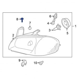 Nissan Headlight Components | Brackets, Adapters, Retainers — CARiD.com