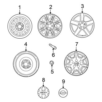 2000 Nissan Maxima OEM Wheels & Tires | CARiD