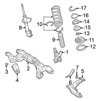 2000 Nissan Maxima OEM Suspension Parts - Shocks, Struts | CARiD