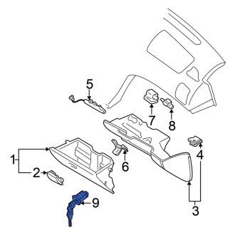 Nissan Murano Glove Boxes, Cup Holders & Parts — CARiD.com