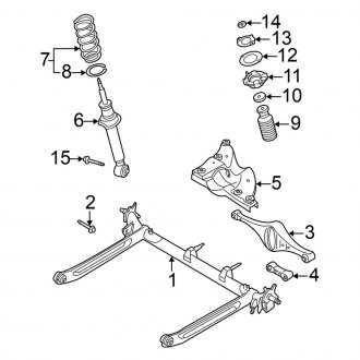 2000 Nissan Maxima OEM Suspension Parts - Shocks, Struts | CARiD