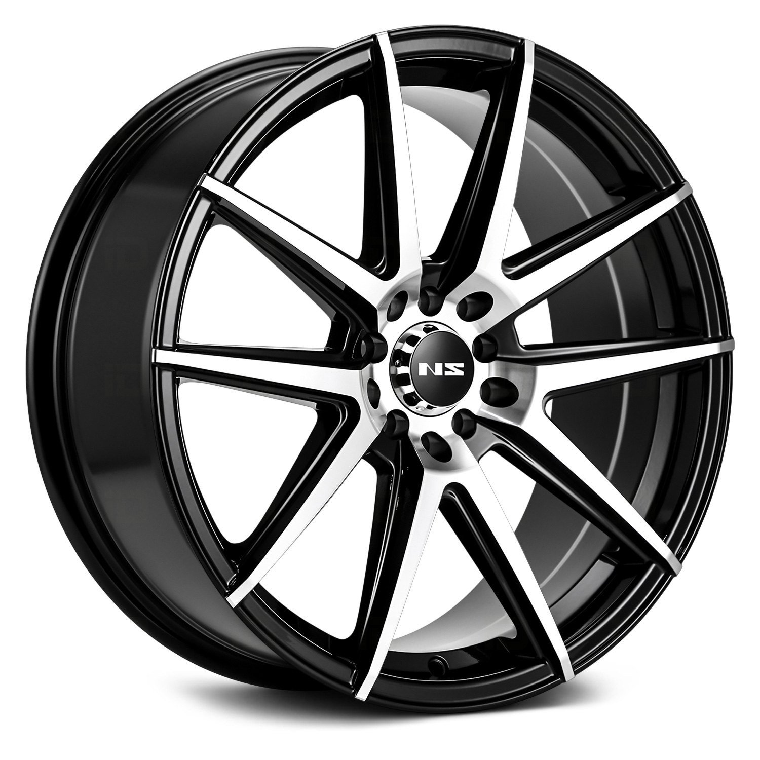 NS SERIES® NS1503 Wheels - Black with Machined Face Rims