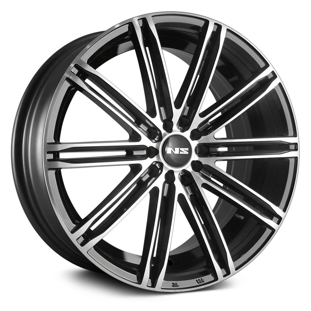 NS SERIES® NS1601 Wheels - Black with Machined Face Rims