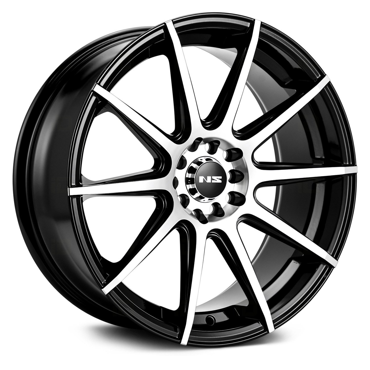 NS SERIES® NS1501 Wheels - Black with Machined Face Rims