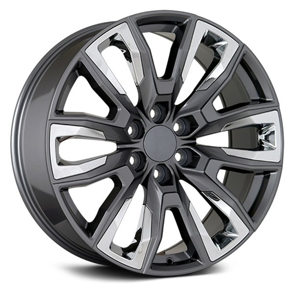 OE CONCEPTS® G30 2022-2023 GMC SIERRA DENALI Wheels - Gray with Chrome ...