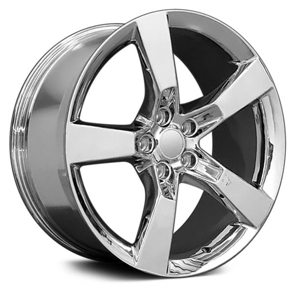 OE Wheels® 6862236 - 5-Spoke Chrome 20x9 Alloy Factory Wheel - Replica