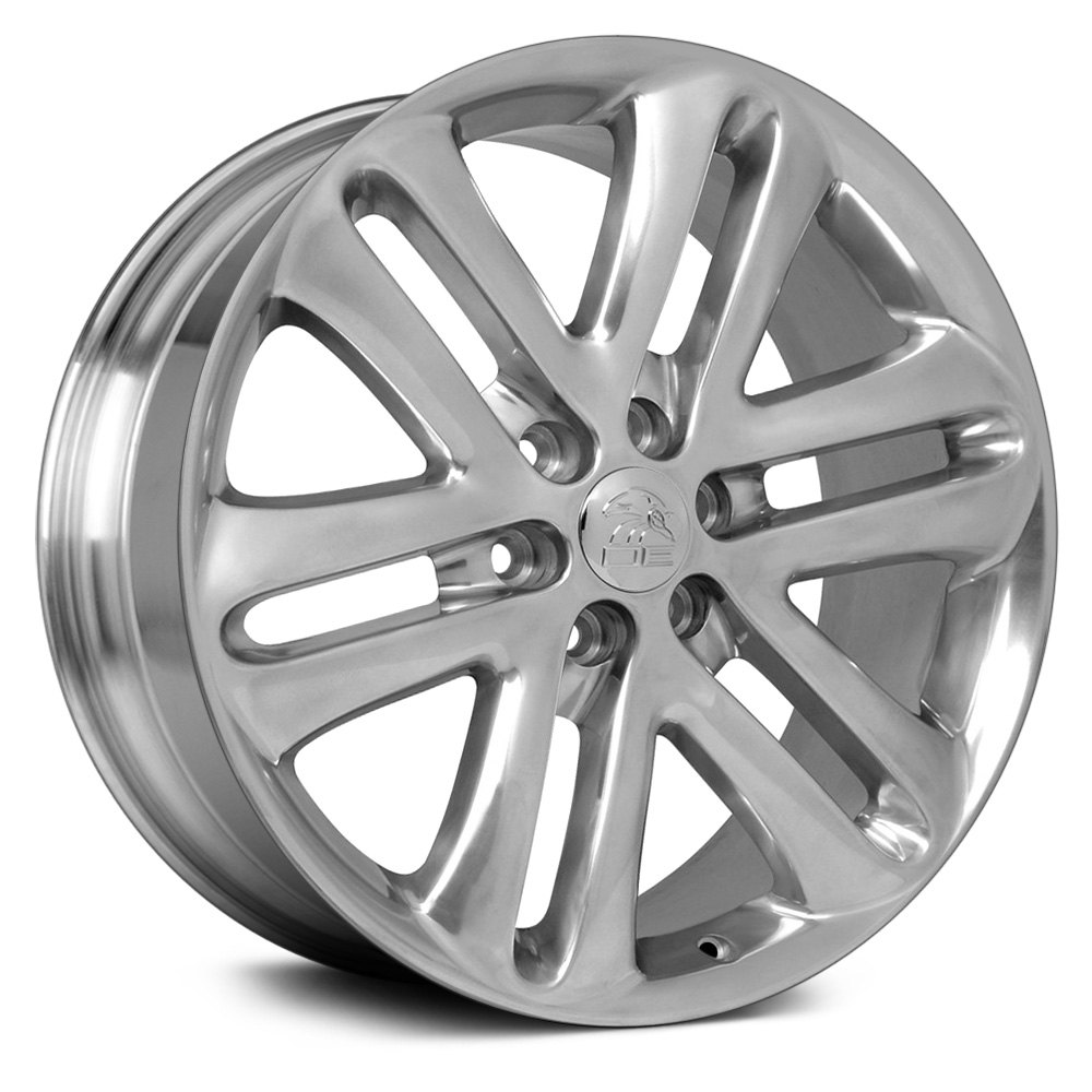 OE Wheels® 9504062 - 6 V-Spoke Polished 22x9 Alloy Factory Wheel - Replica