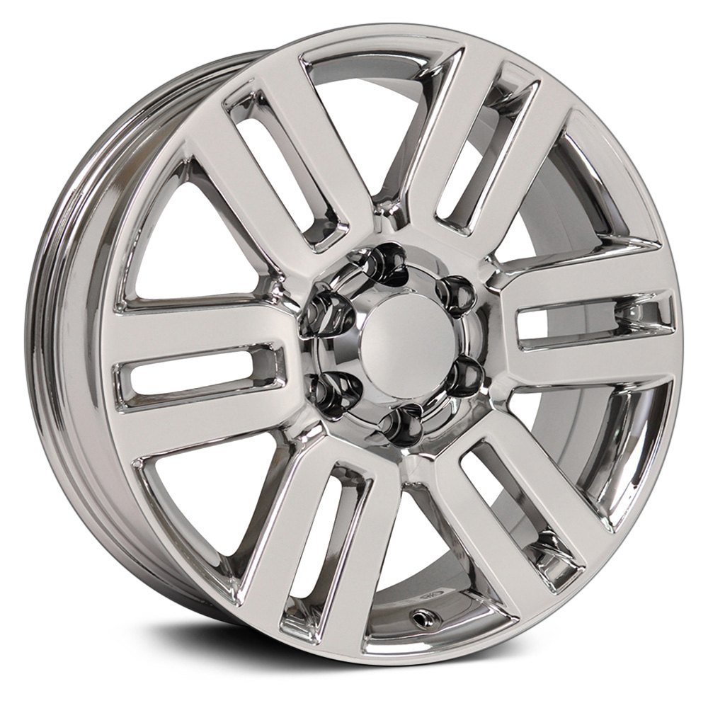 OE Wheels® 9507900 - 6 V-Spoke Chrome 20x7 Alloy Factory Wheel - Replica
